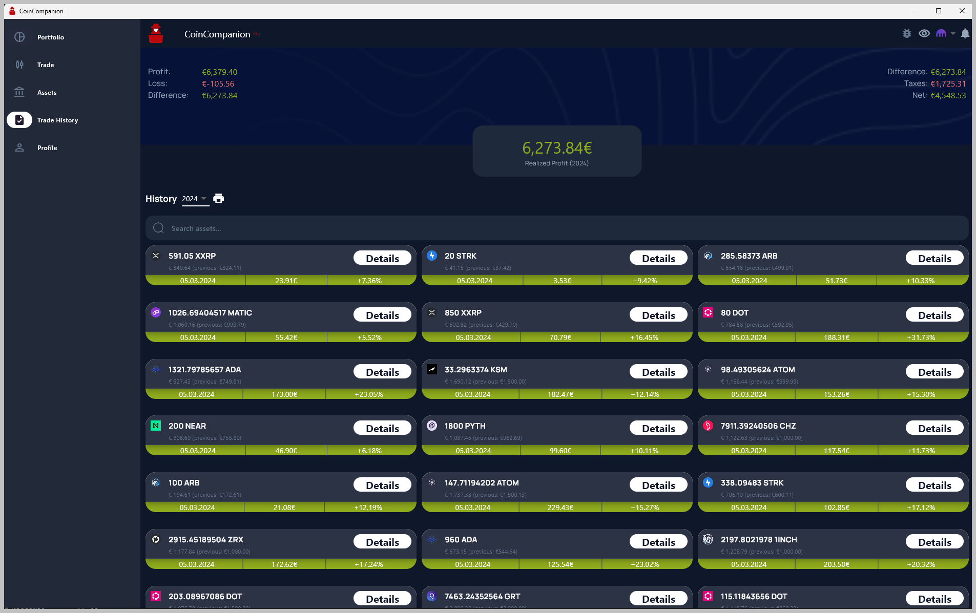 CoinCompanion | Buy track and sell your favorite cryptocurrencies in ...