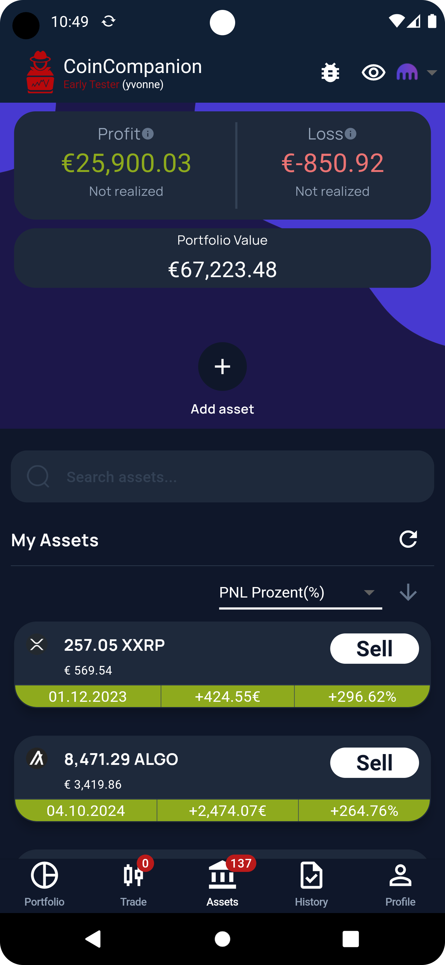CoinCompanion | Buy track and sell your favorite cryptocurrencies in ...
